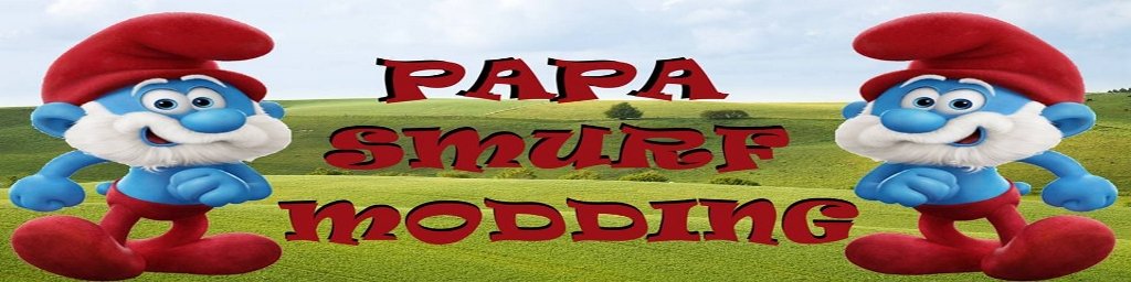 Papa Smurf Modding - American style modding